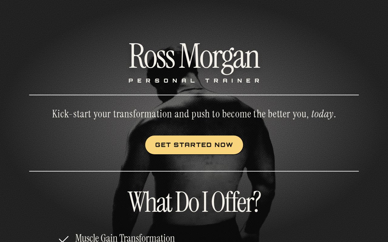 Ross Morgan | Personal Trainer